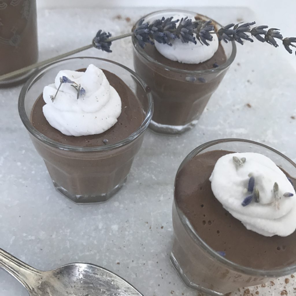 Lavender Salted Chocolate Pudding | Kate Horsman